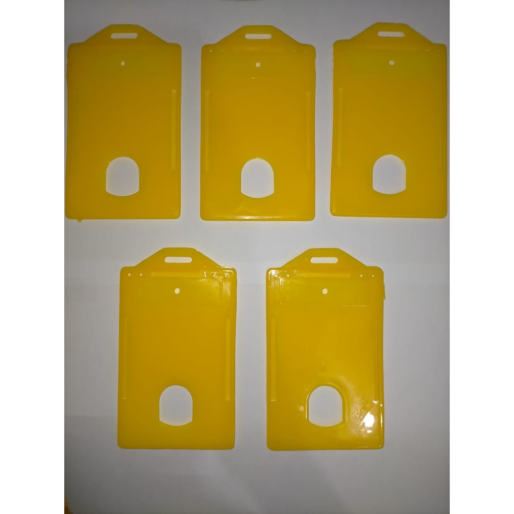 ID Card Casing Holder/ID Card Frame/Name Tag ID Card - Yellow | Shopee ...
