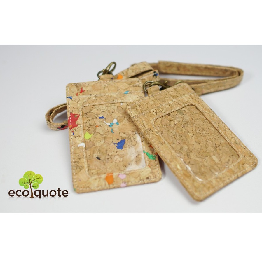 Cork Lanyard with Badge Holder Handmade Eco-Friendly & Sustainable ...