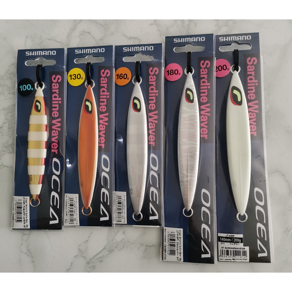 Shimano Stinger Butterfly Sardine Waver Ocea Jig 100g / 130g / 160g / 180g / 200g | Shopee Malaysia