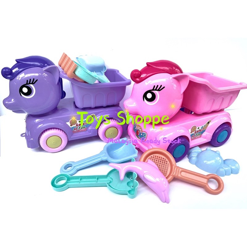 Unicorn 🦄 Sand Play Beach Set 🦄Castle Kit 🦄Sand Wheel 🦄Kids Sand Toys ...