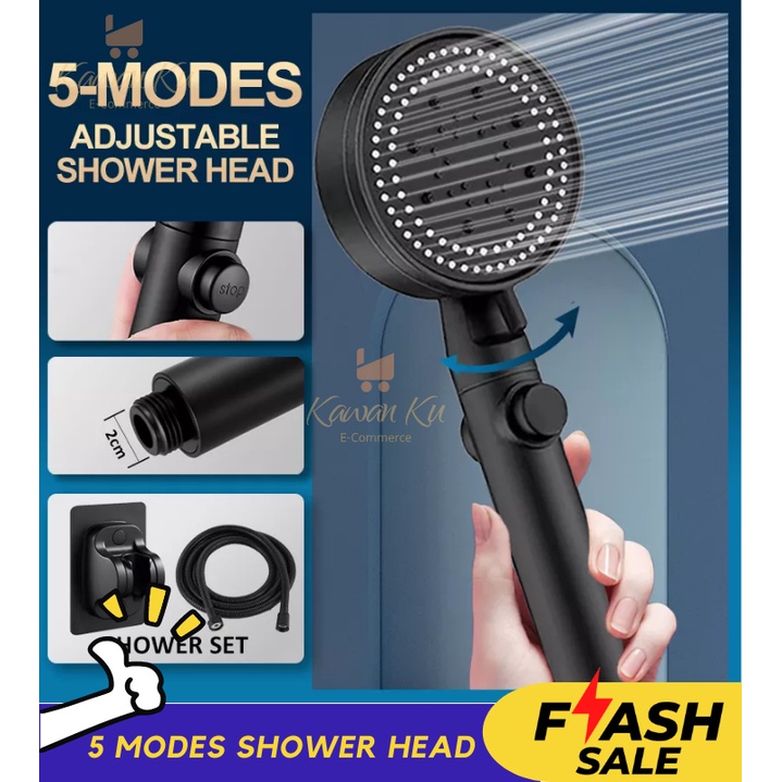 Upgraded Five-speed Turbocharged Shower Head Shower Set Bathroom Shower ...
