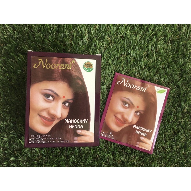 Hair henna Inai rambut Inai kuku Noorani packet/6 packets per box ...