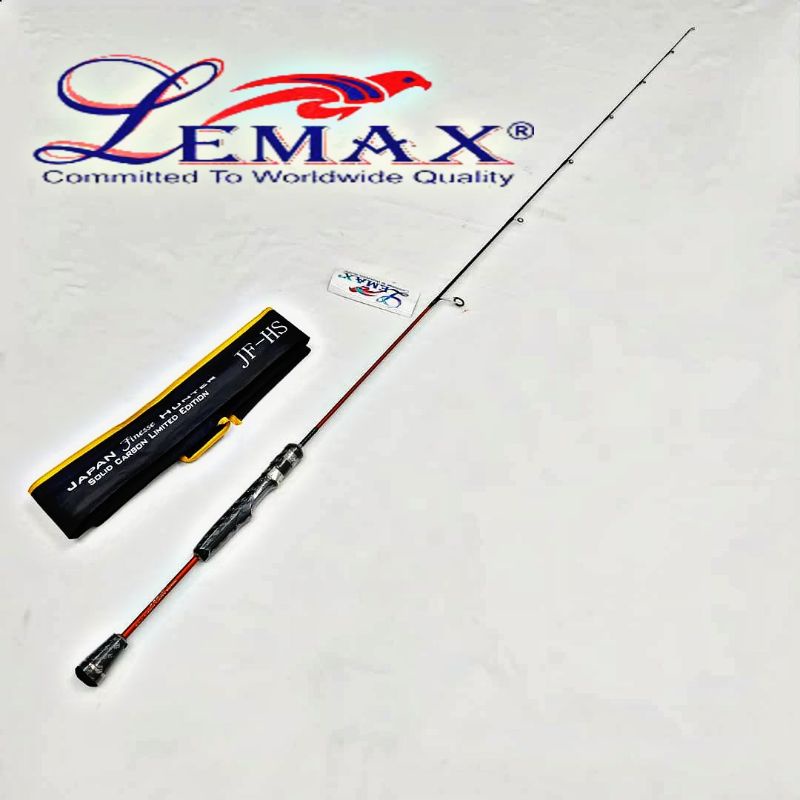 💥BLUE / ORANGE💥 LEMAX JAPAN FINESSE HUNTER SOLID CARBON SPINNING ROD ...