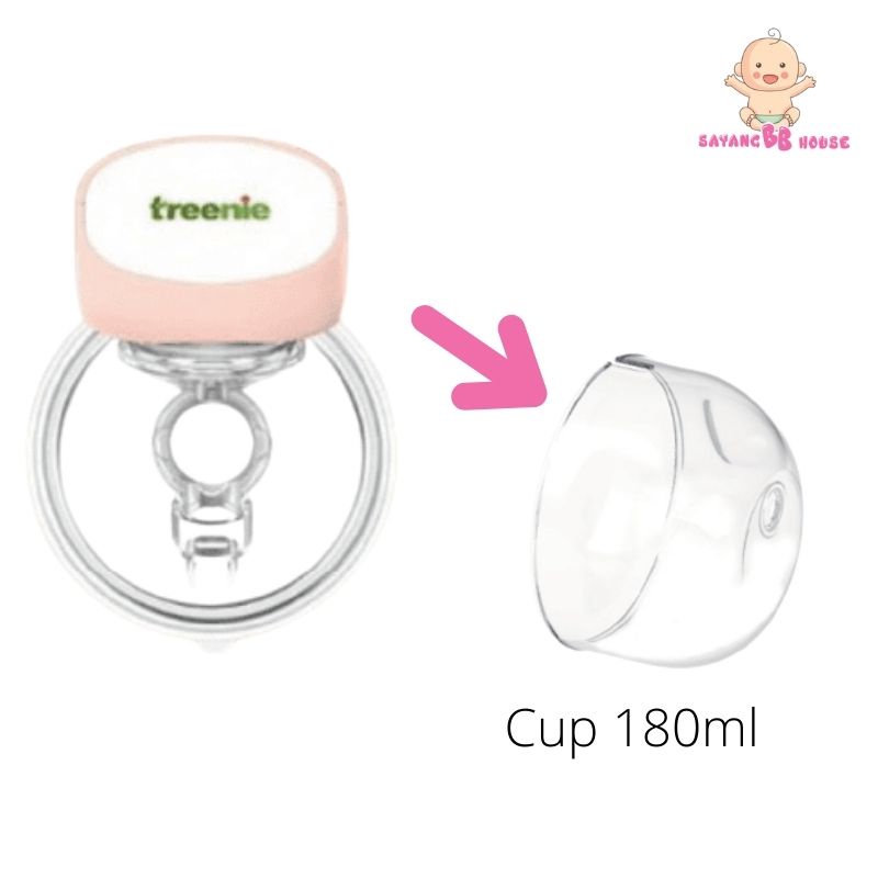 Treenie - Luno Wearable Breastpump Accessories - Cup 180ml / Pump Body ...