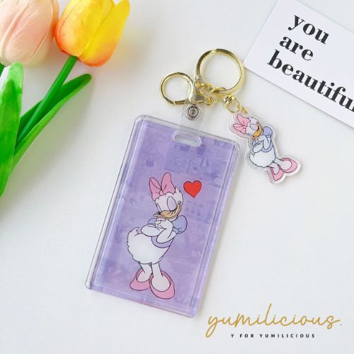 YUMILICIOUS Card Holder Transparent Work Card ID Card Holder Cartoon ...