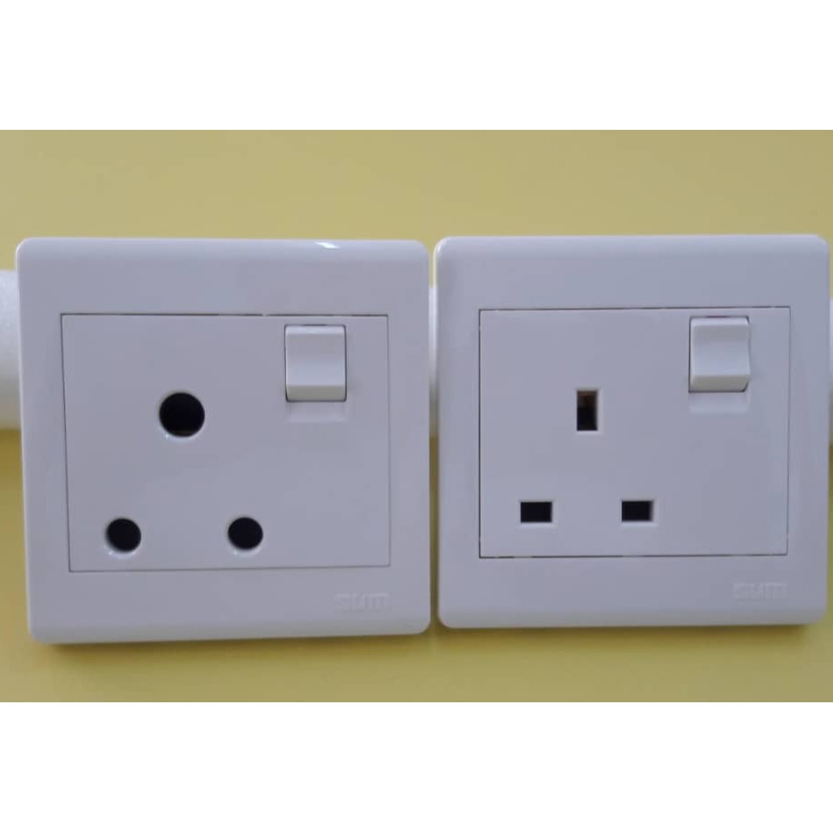 SUM 13A /15A Switch Socket SIRIM | Shopee Malaysia