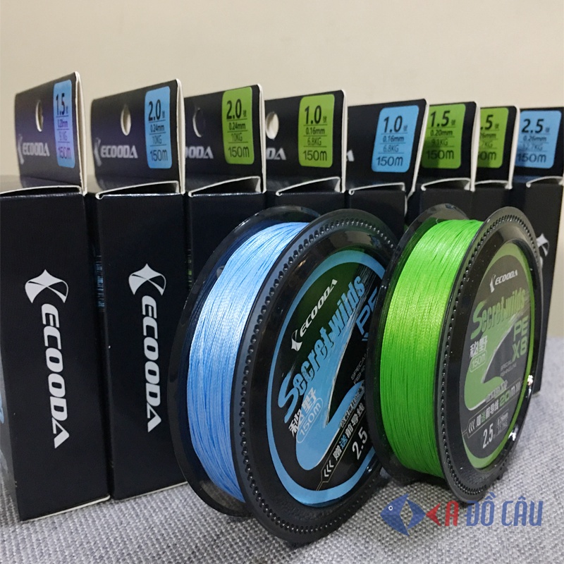 Genuine X8 Ecooda Secret Wilds PE rope comes with a free leader cord ...