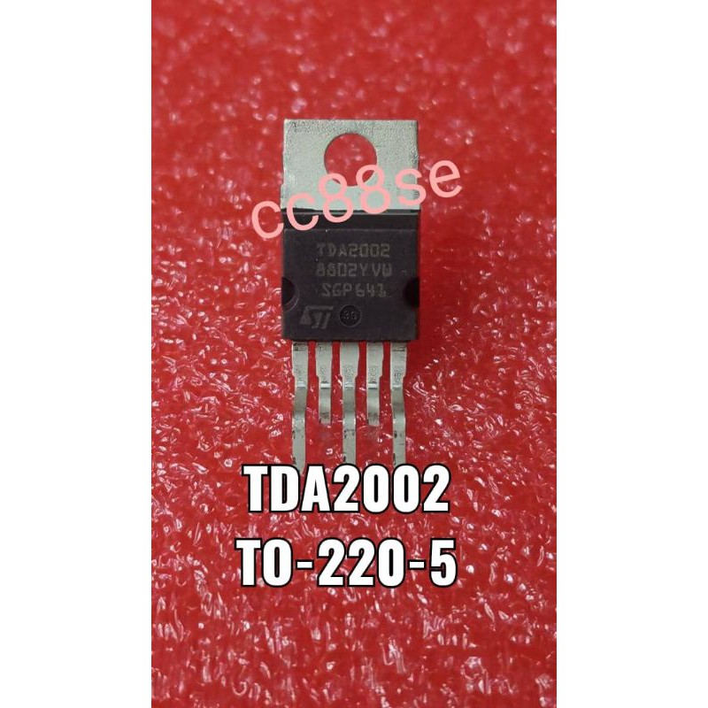 TDA2002 TO-220-5 AUDIO POWER AMPLIFIER IC | Shopee Malaysia