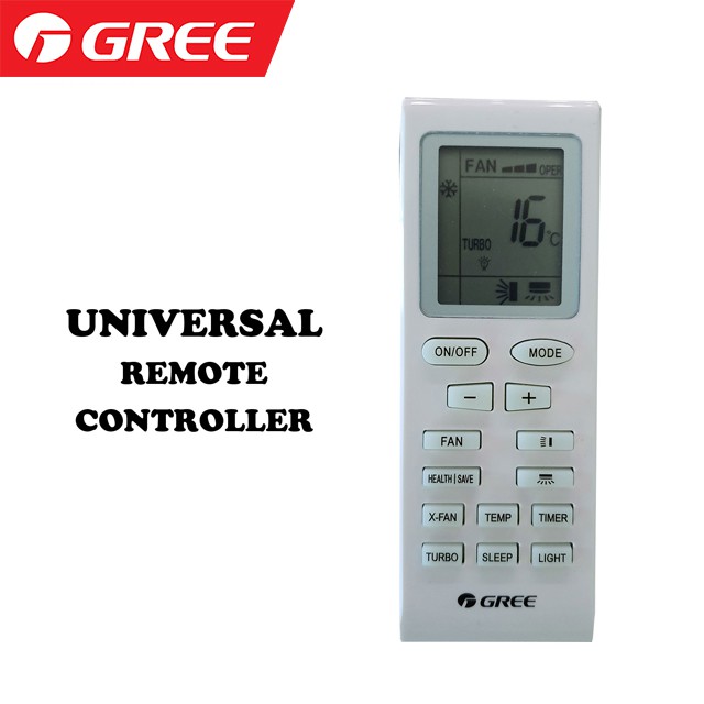 Gree Universal Remote Control YB1FA | Shopee Malaysia