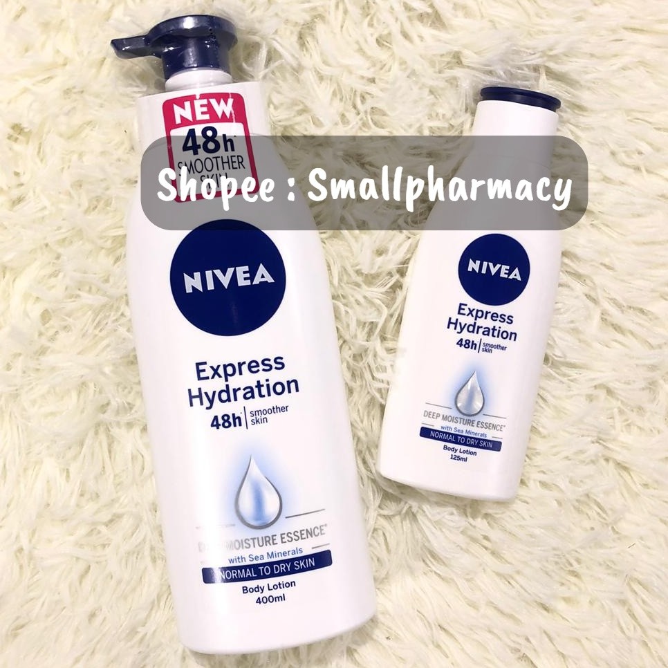 Nivea Express Hydration 48H ( 48 hours ) Lotion 125ml / 400ml 319794 ...