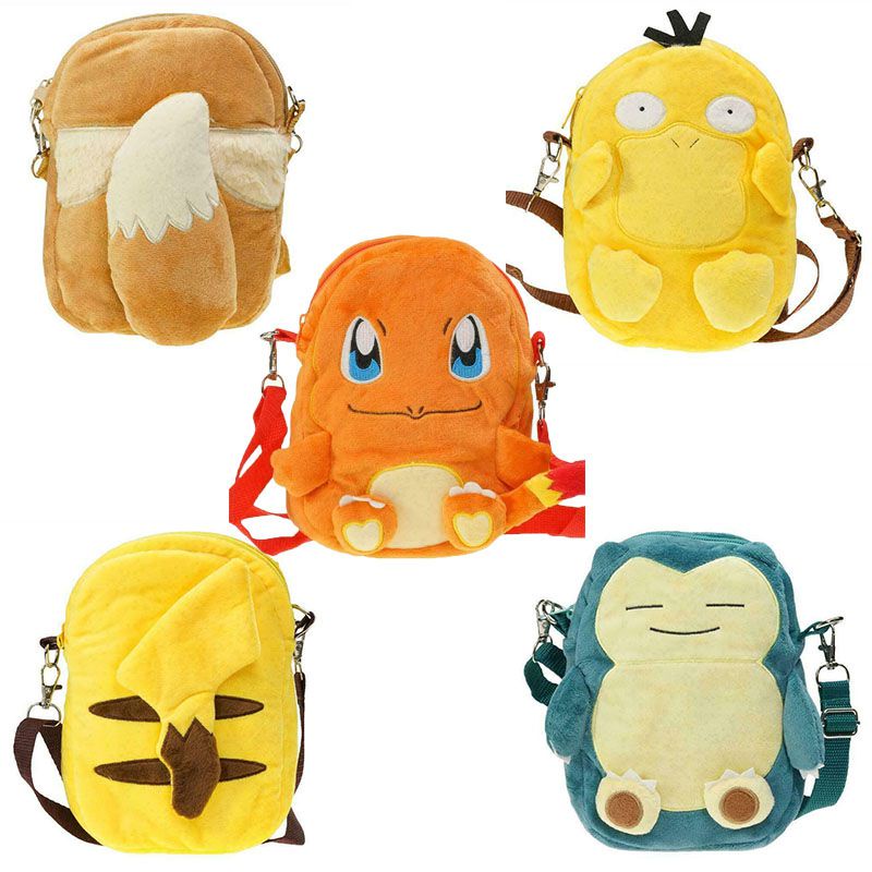 Anime Pokémon Pikachu Snorlax Charmander Eevee Psyduck Cute Plush ...