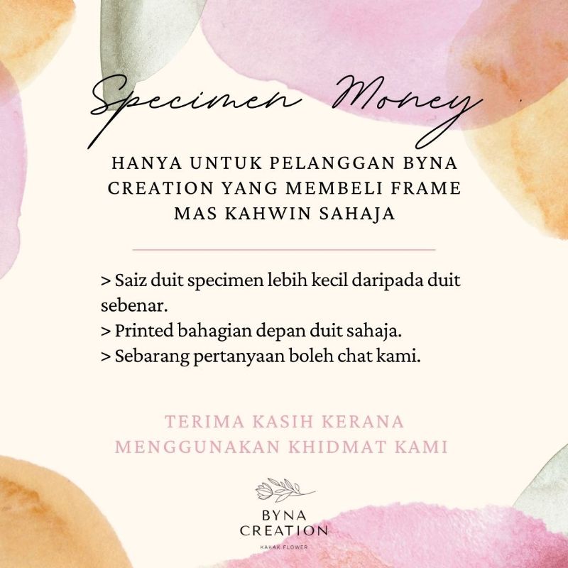 SPECIMEN MONEY/DUIT CONTOH | Shopee Malaysia