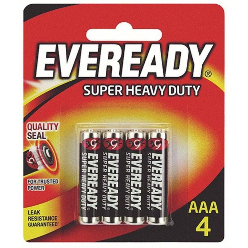 (100% ORIGINAL) EVEREADY BATTERY SUPER HEAVY DUTY AAA4 | Shopee Malaysia