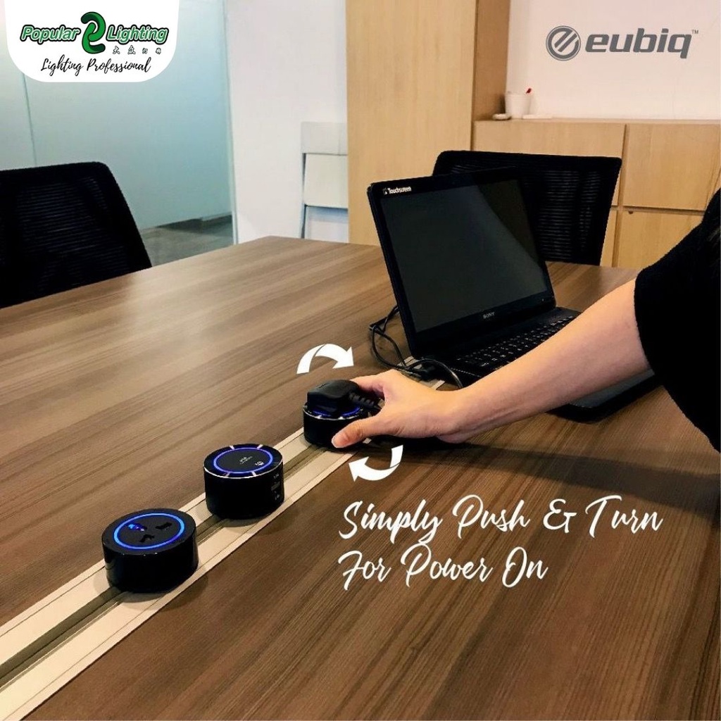 Eubiq - BS4-BLK ITL4-L-BLK Standard British Adapter Electric Socket ...