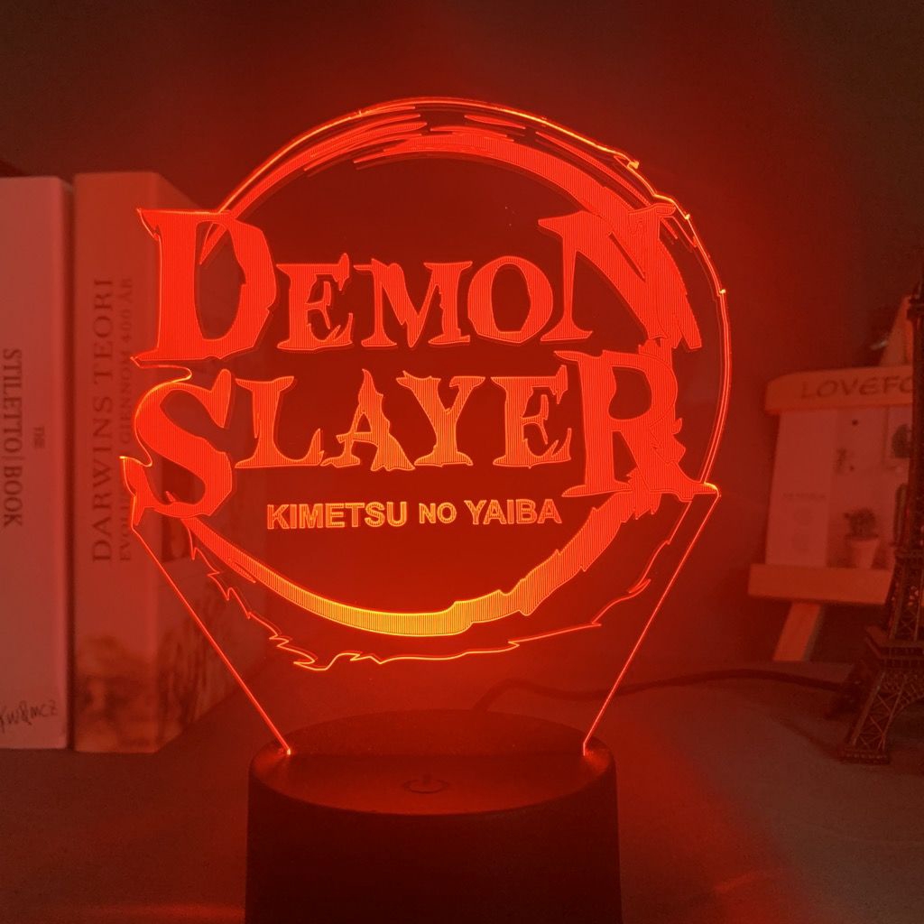 Demon Slayer Agatsuma Zenitsu Night Light Bedroom Decor LED Colorful ...