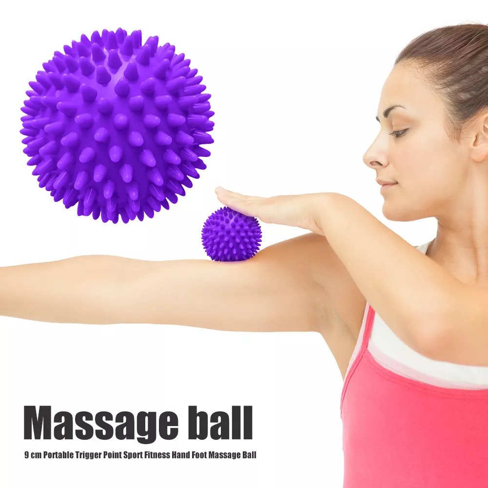 Spiky Massage Ball Trigger Point Sport Fitness Hand Foot Pain Stress ...