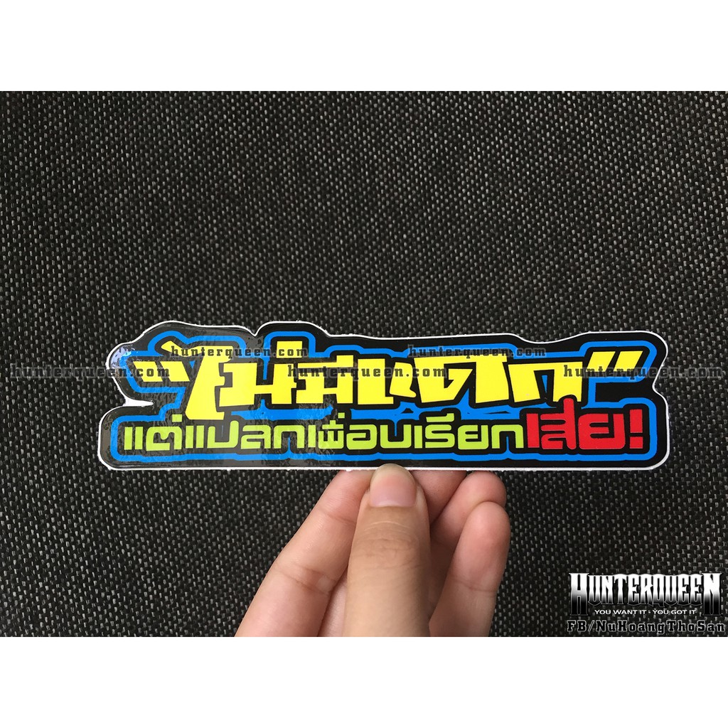 Thai Logo in 7 colors. Thai stickers, waterproof stickers. Decorative ...