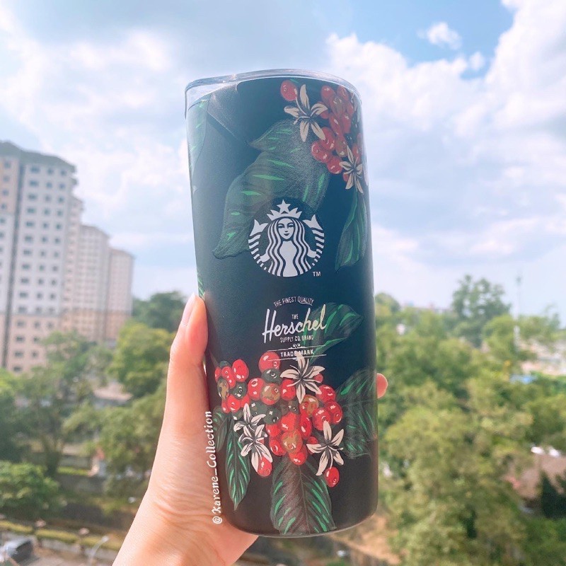 [PreOrder]Starbucks x Herschel Collaboration 2021 Collection SS Tumbler 591ml 星巴克联名系列不锈钢杯子 ...