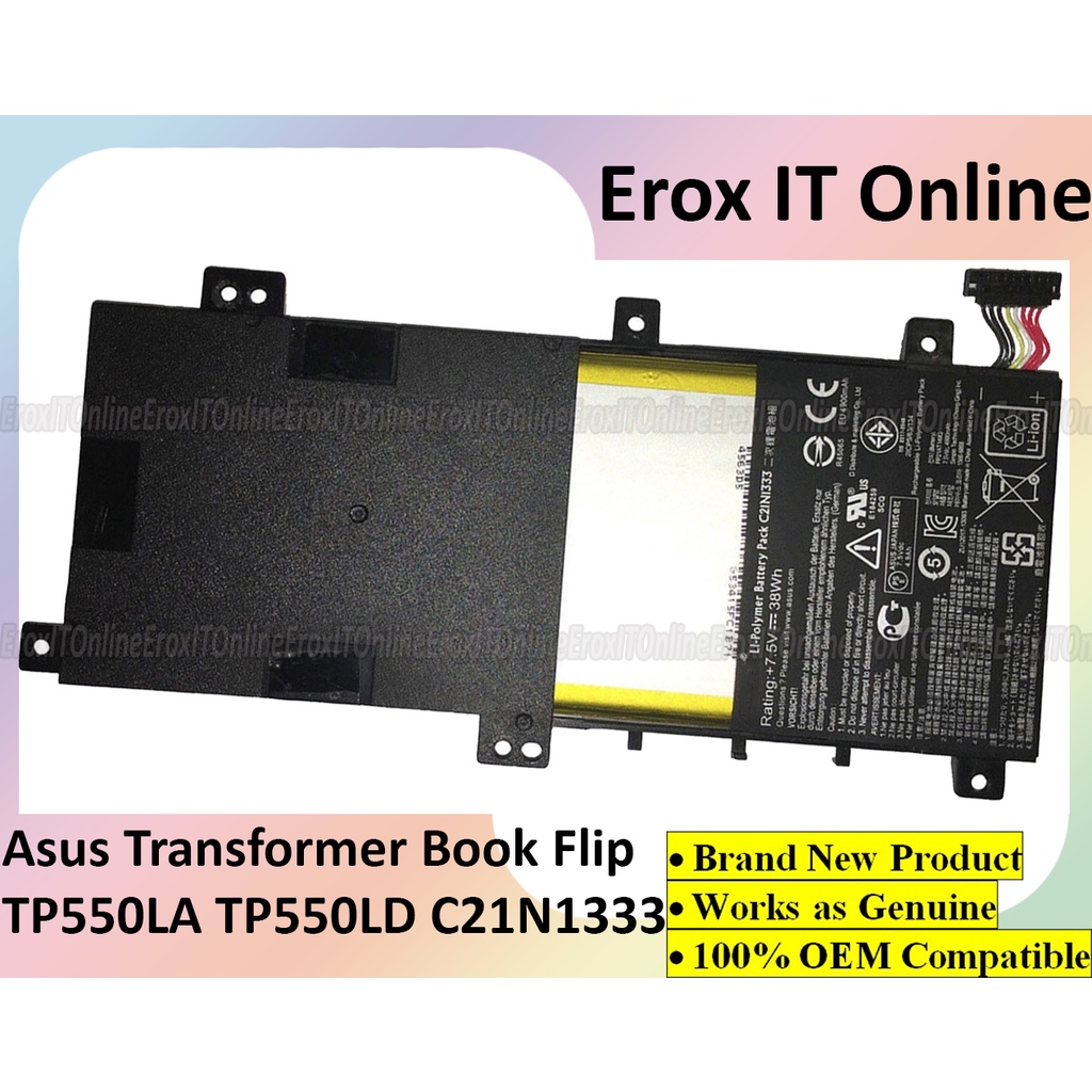 Asus Transformer Book Flip Tp550 TP550L TP550LA TP550LD X454 Series ...