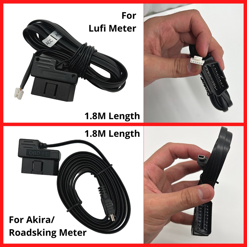 Lufi Akira Roadsking OBD OBD2 Power Cable Socket Accessories Accessory ...