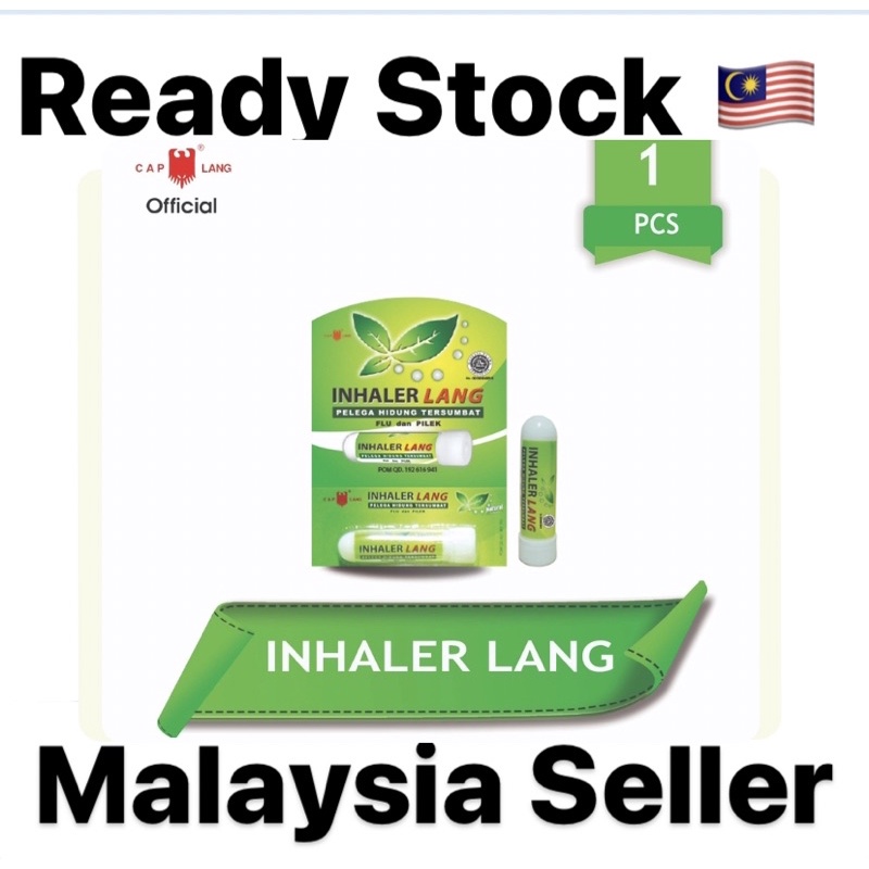 Cap Lang Inhaler Pelega Hidung Tersumbat Nose Block Nasal Congestion ...