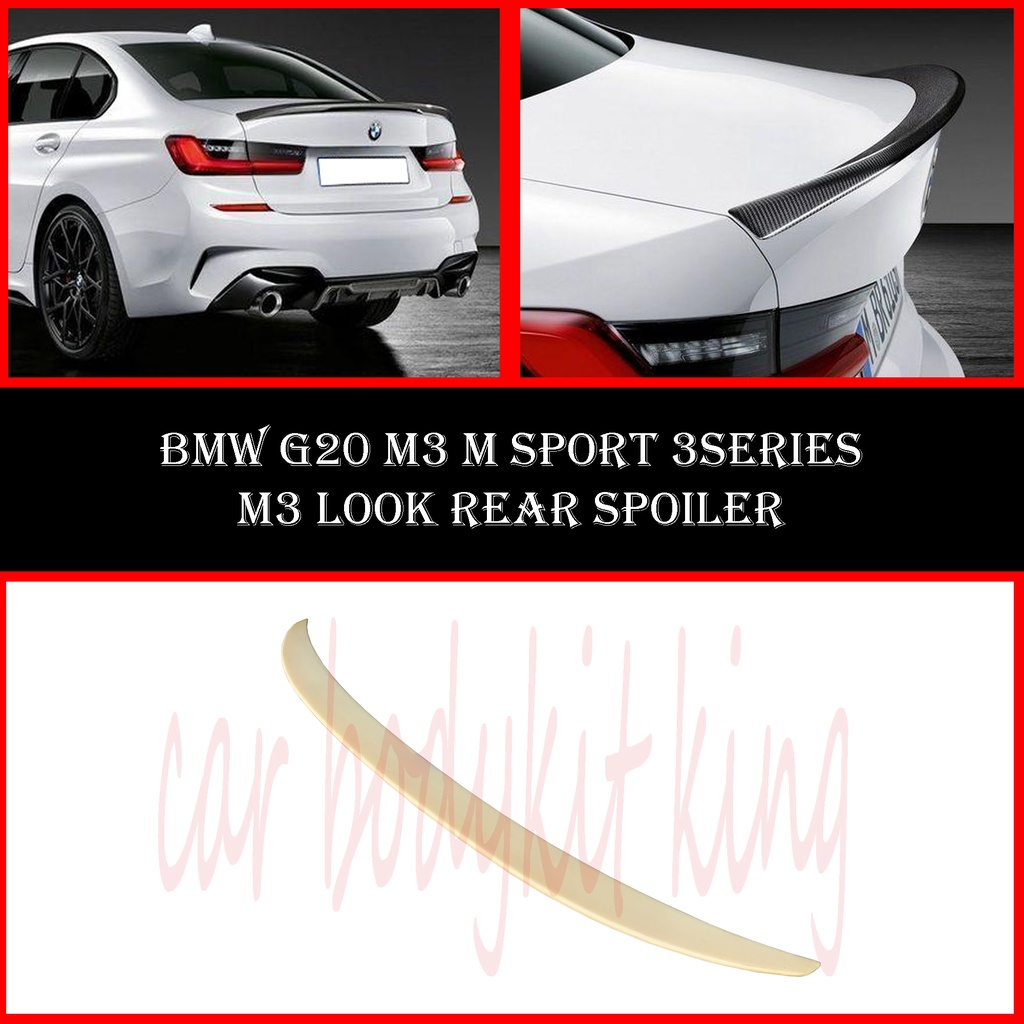 BMW G20 M3 M SPORT 3SERIES 4 DOOR M3 LOOK REAR SPOILER TRUNK SPOILER ...