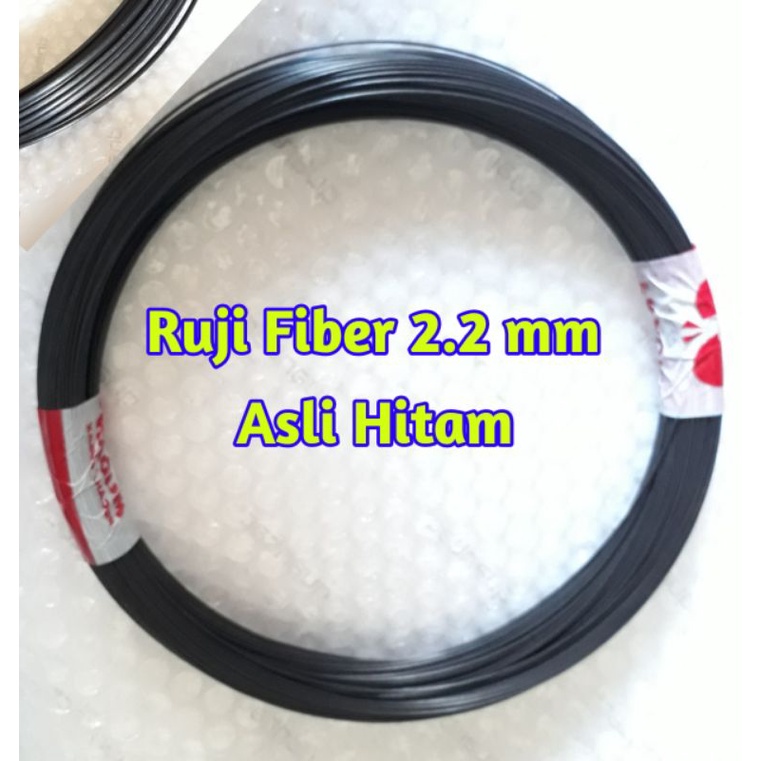 HITAM Ruji FIBER SIZE 2.2MM ORIGINAL BLACK (Not Skin) | Shopee Malaysia