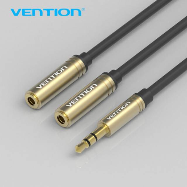 Vention Audio Jack Splitter Cable Male to 2 Female Adapter Cable Aux 3 ...