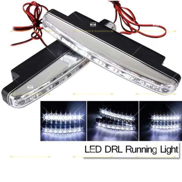 2pcs LED Daytime Running Light Of Car Fog Driving fog lamp sport light ...