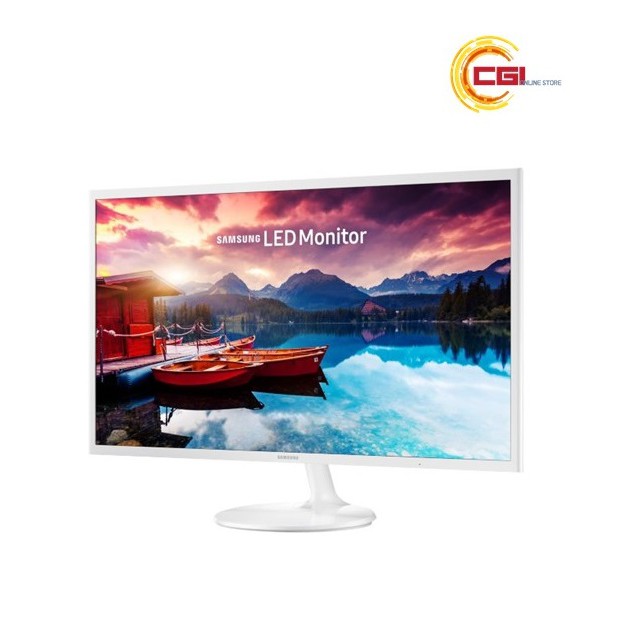 Samsung 31.5" LS32F351FUEXXM FHD White Monitor - With Super Slim Design ...