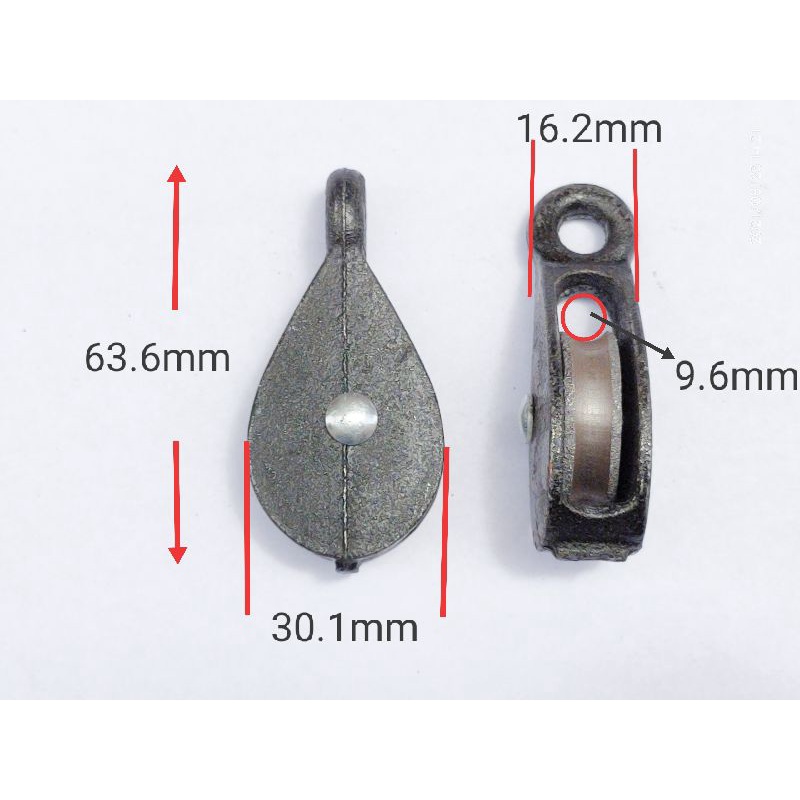Single Sheave Cast Iron Steel Pulley Bearing Lifting Block /Takal Besi ...