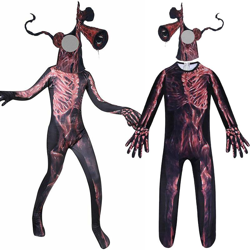 New Kids Siren Head Cosplay Costume with Mask Boy Girl Funny Party ...