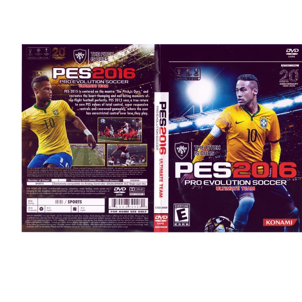 PS2 GAME COLLECTION PES 2016 ULTIMATE TEAM | Shopee Malaysia