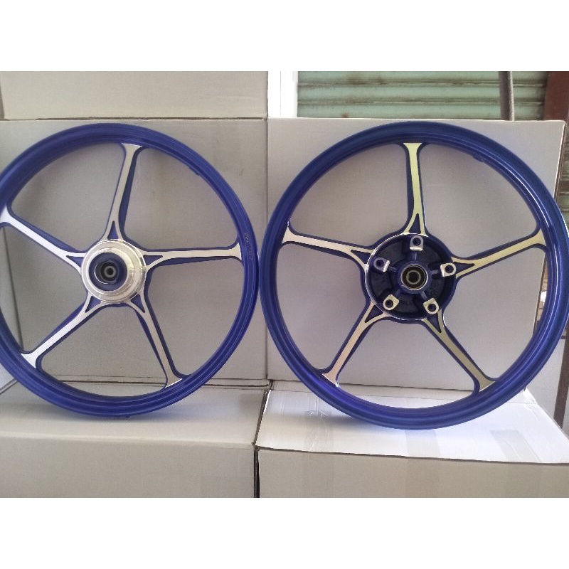 READY STOCK SPORT RIM ENKEI FG511 Y15 / Y15ZR / V1 / V2 / Y16 / Y16ZR SIAP BEARING DENGAN BUSH ...