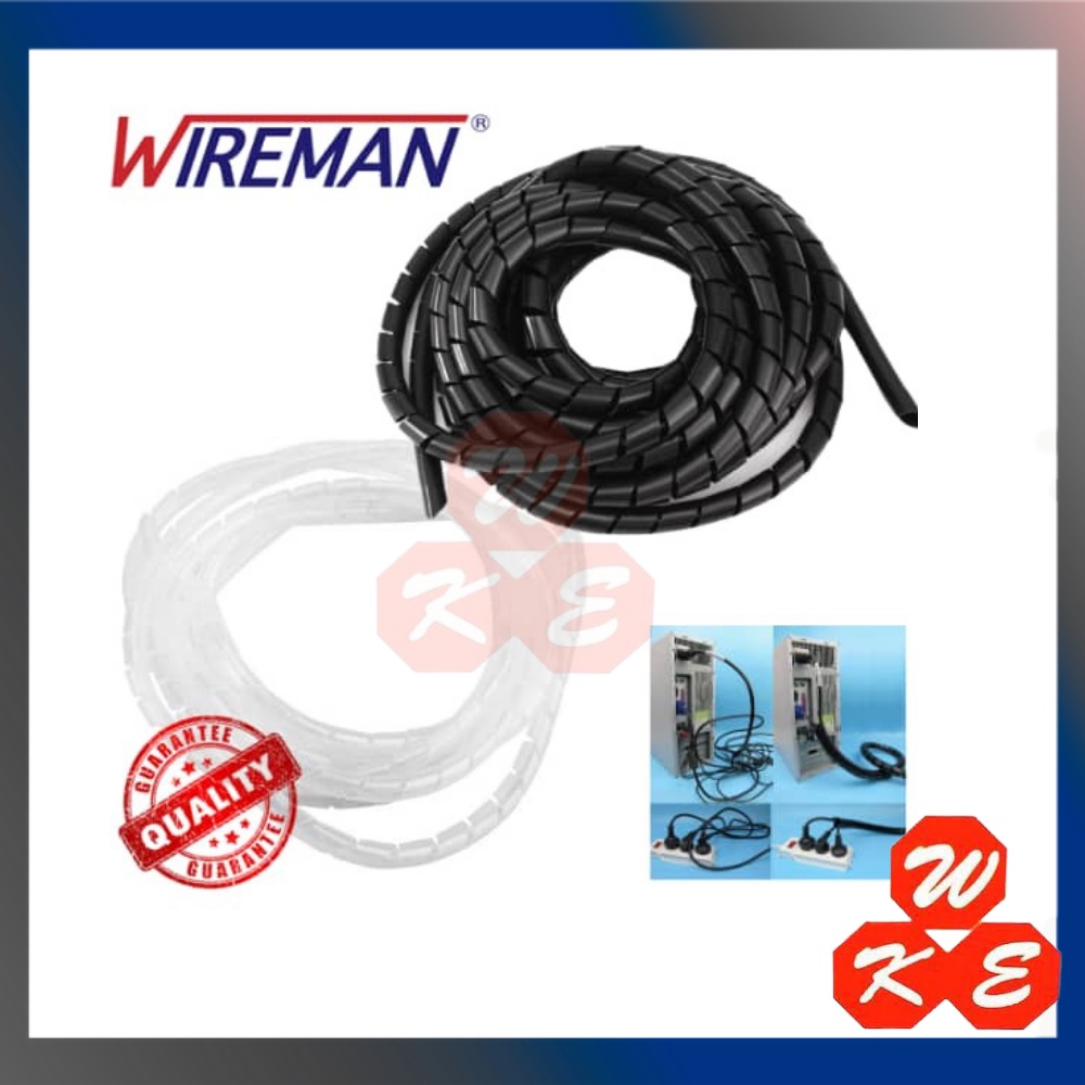 6mm / 8mm /10mm #SPIRAL WRAPPING BANDS Cable Tidy Binding Organiser ...