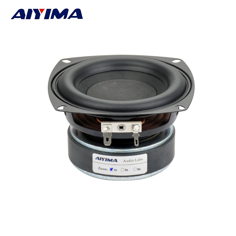 AIYIMA 1Pcs 4 Inch 4/8 Ohm 100W Subwoofer Speaker Unit HIFI Woofer Sound Speaker Home Theater ...