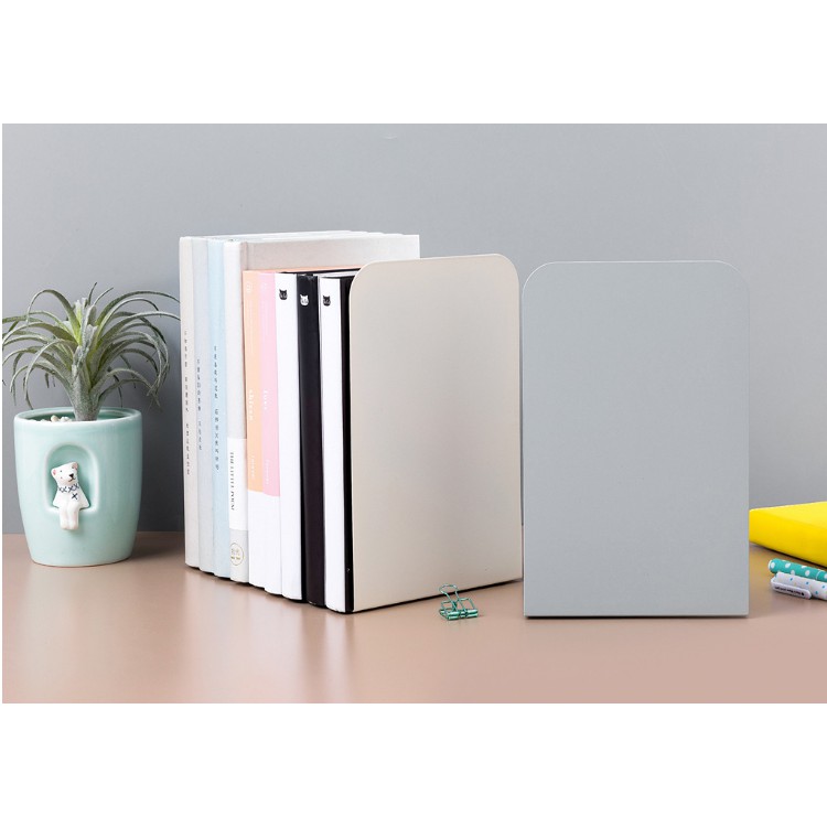 Readystock Colourful Heavy Duty Metal Bookends Book Ends Office ...