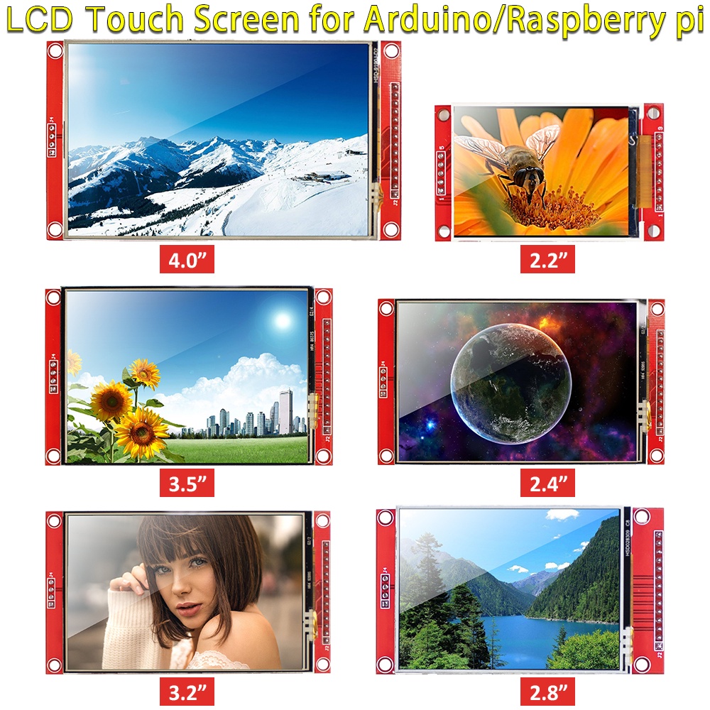 LAFVIN 2.4/2.8/3.2/3.5 Inch TFT LCD Touch Display Screen Panel 320x240 ...
