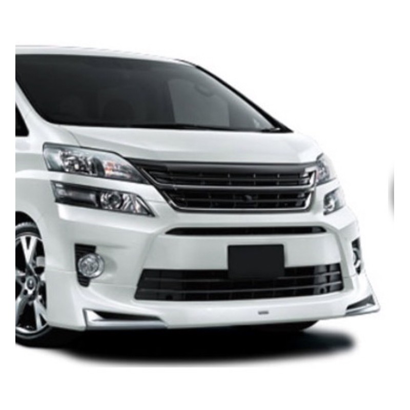 TOYOTA VELLFIRE 2012-2014 FRONT SKIRT AND REAR SKIRT LIP BODYKIT ABS PP ...