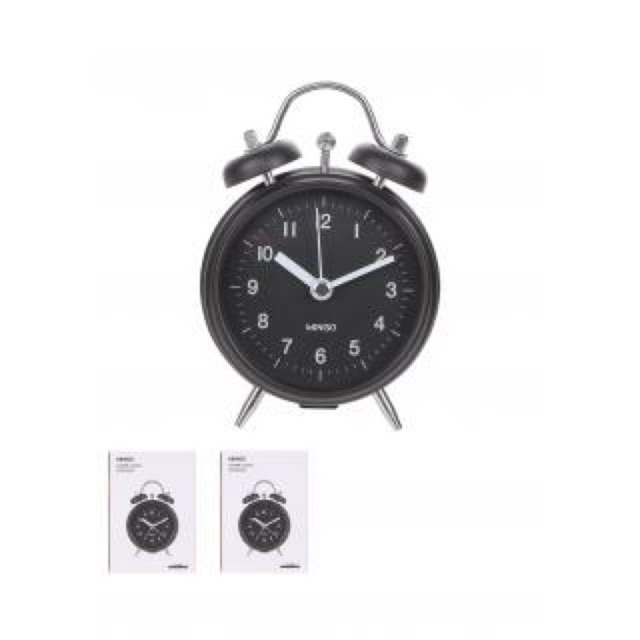 MINISO Classic Simple Alarm Clock (Black) | Shopee Malaysia