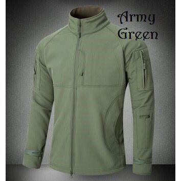 Tactical Shark Skin Jacket w/out hoodie Outdoor Coat Jacket(Windproof ...