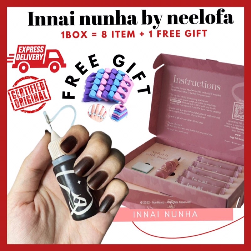 (SALES) INNAI NUNHA BY NEELOFA ORIGINAL HQ inai neelofa viral | Shopee ...