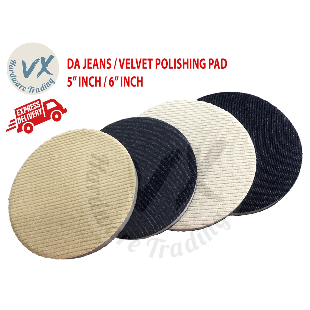 Polishing Sponge DA Velvet/Jeans Polishing Pad 5"/ 6" Inch (1pcs ...
