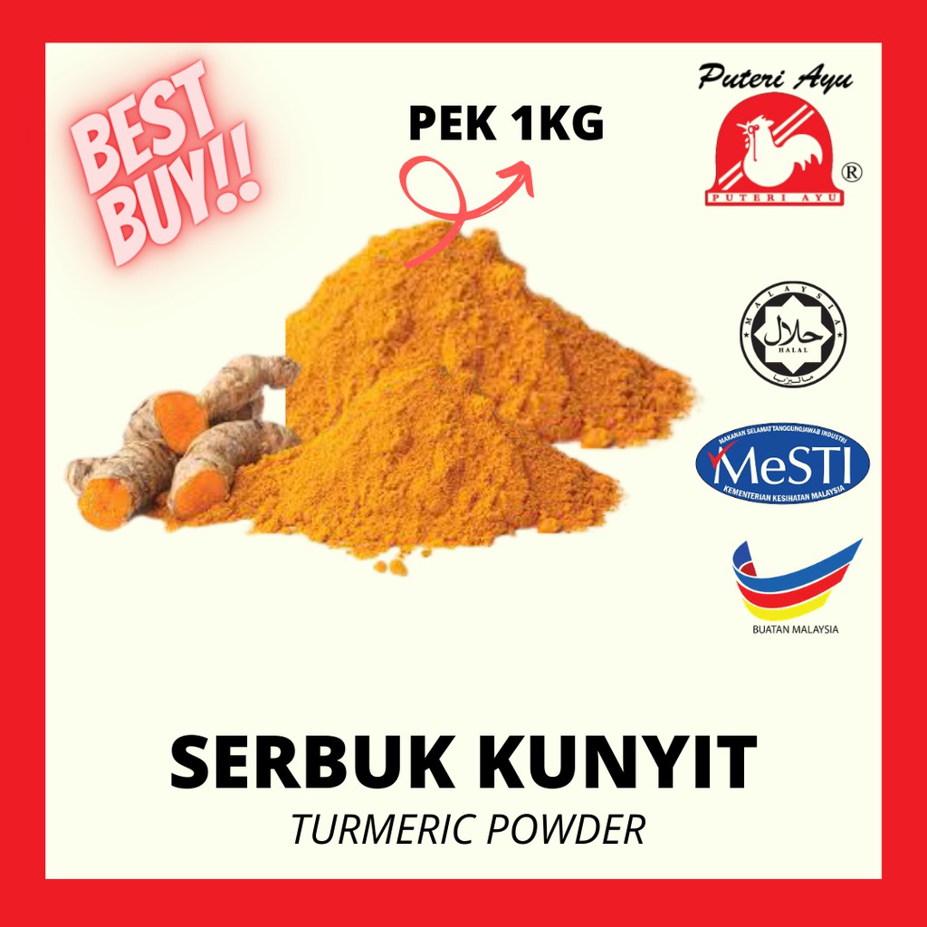 PUTERI AYU SERBUK KUNYIT TIMBANG | Shopee Malaysia