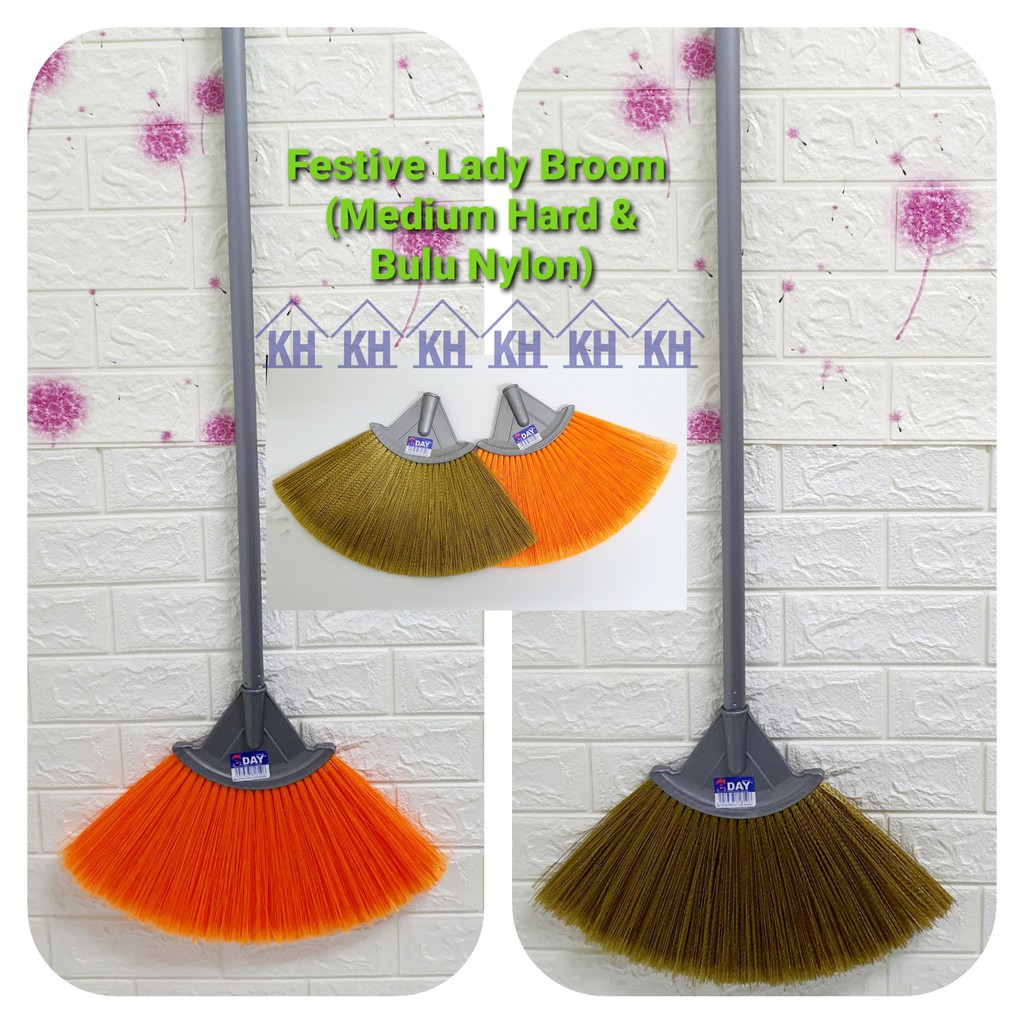 EDAY Chinese Paddy Broom / Lady Broom/ Festive Lady Broom / Penyapu ...