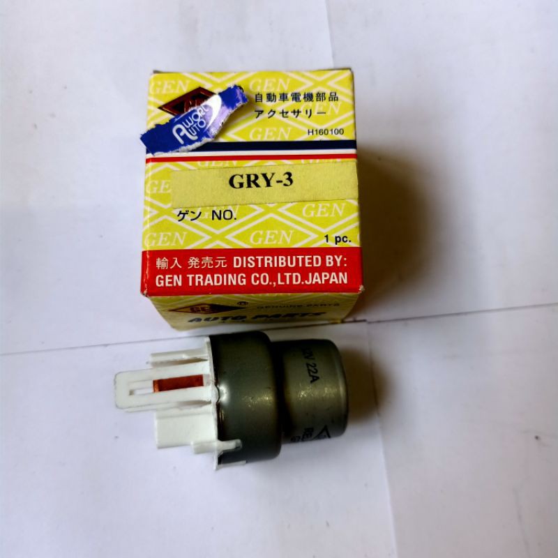 TOYOTA (3PIN)(ROUND)HEAD LAMP RELAY (GRY-3) | Shopee Malaysia