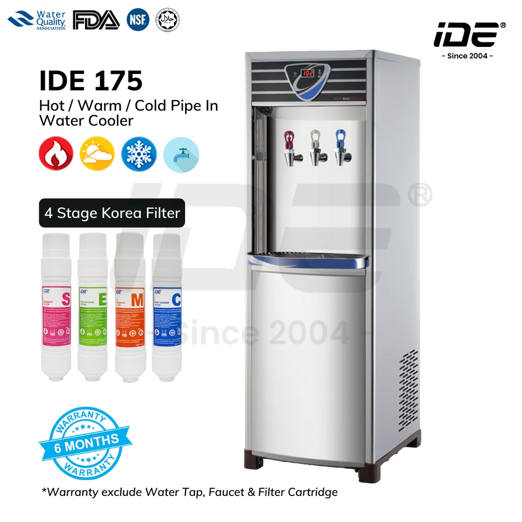 IDE 175 Hot/Warm/Cold Water Cooler | Shopee Malaysia