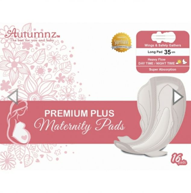 Tuala Wanita Bersalin Autumnz Premium Plus Maternity Pads *35cm* (16 ...