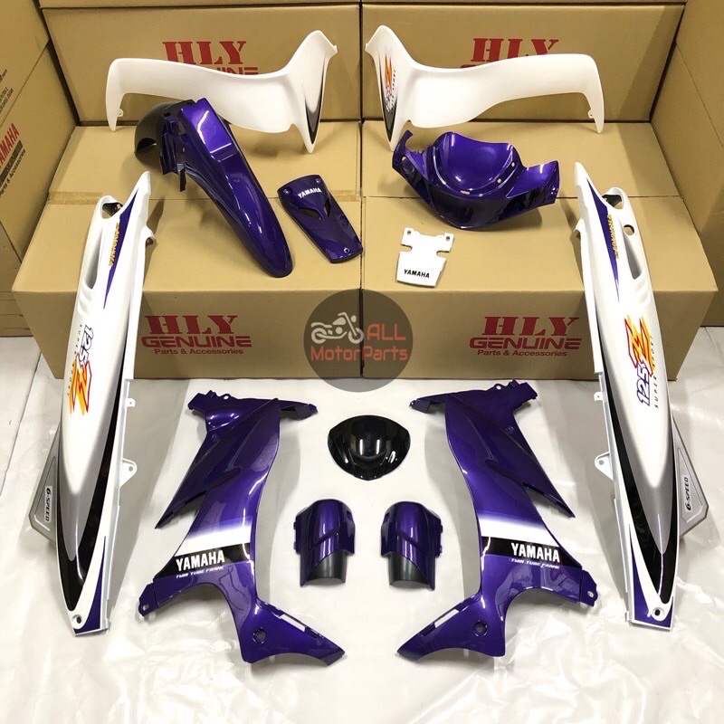 COVERSET 125zr / Coverset 125z /hitam robot /merah robot /hitam skala ...