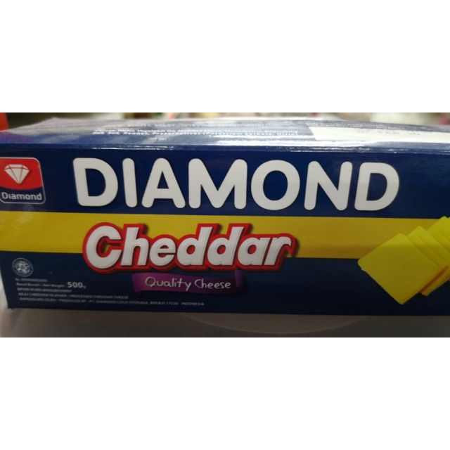 Diamond Cheddar Cheese 500gm (High Temperature Cheese) | Shopee Malaysia